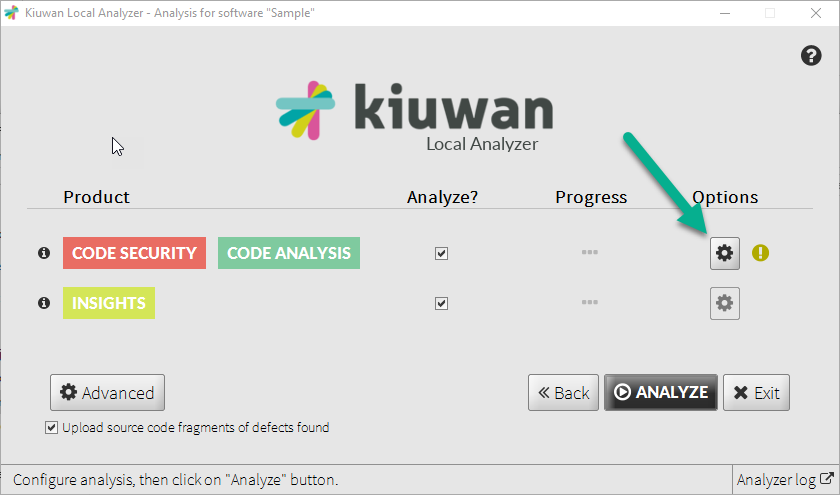 Start your First Scan with Kiuwan Local Analyzer – Kiuwan